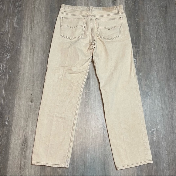 Jeans | Vintage Levis Cream Denim Jeans Pants | Poshmark